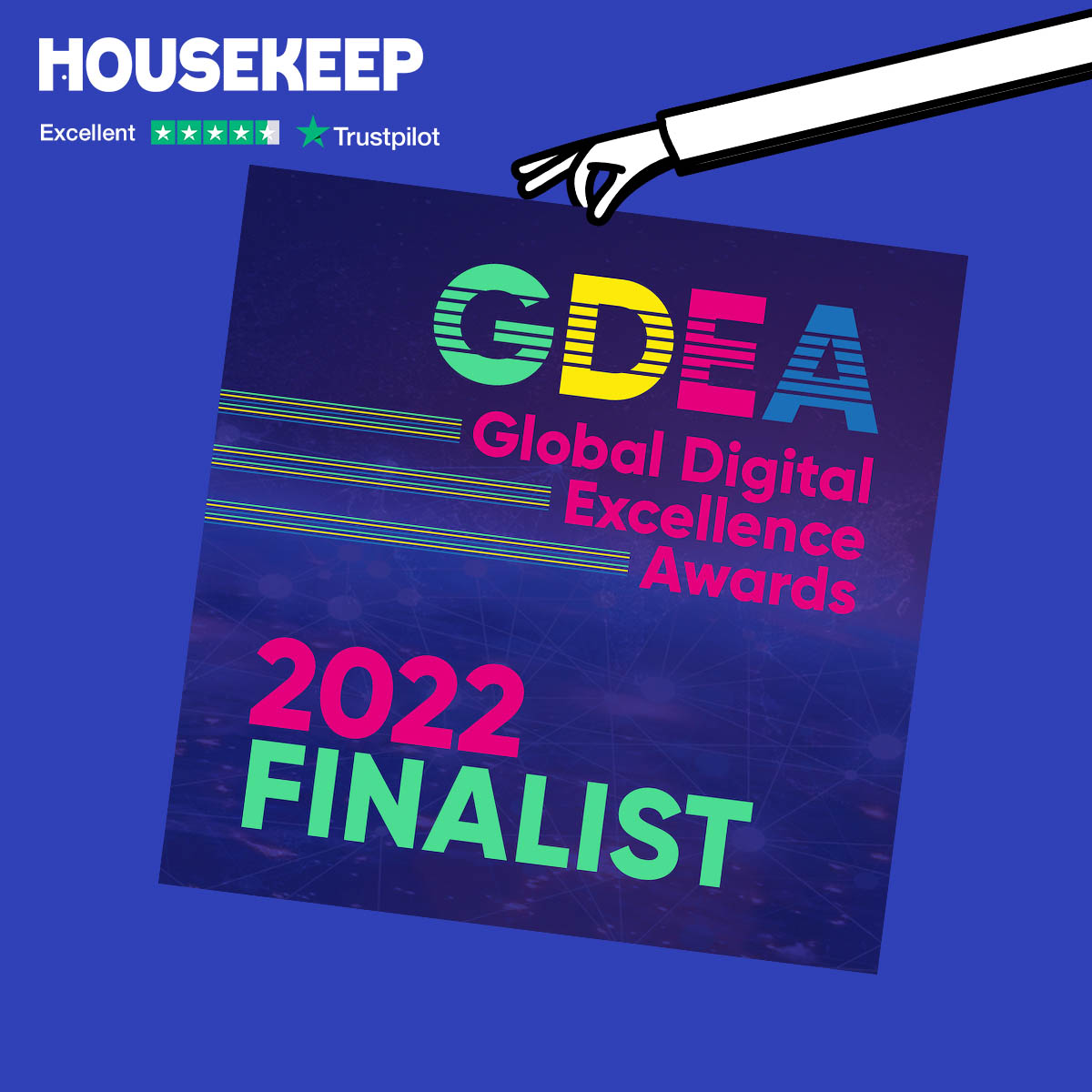 We're finalists at the 2022 Global Digital Excellence Awards